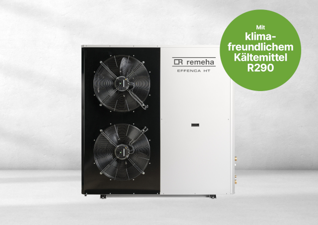 Effizienz für Gewerbe, Industrie und Mehrfamilienhaus mit der Luft-Wasser-Wärmepumpe Effenca HT ...